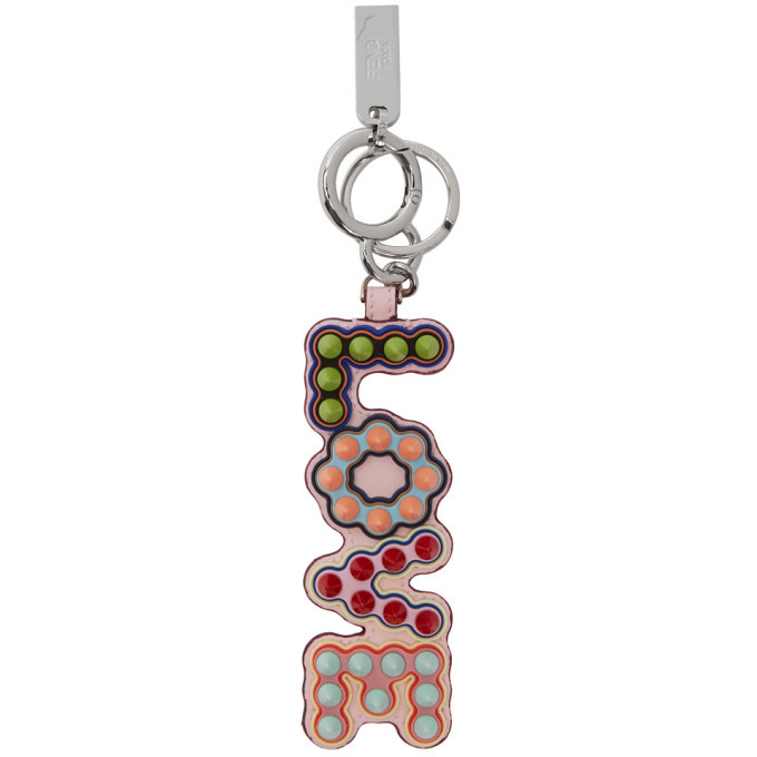 Fendi Pink Love Keychain Fendi
