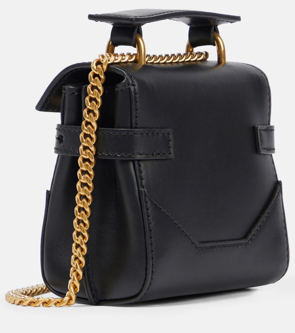 Balmain - B-Buzz Mini leather shoulder bag Balmain
