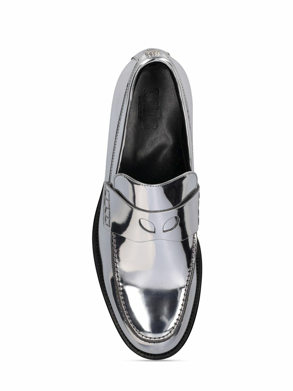 GCDS - Wirdo Leather Mirror Loafers GCDS