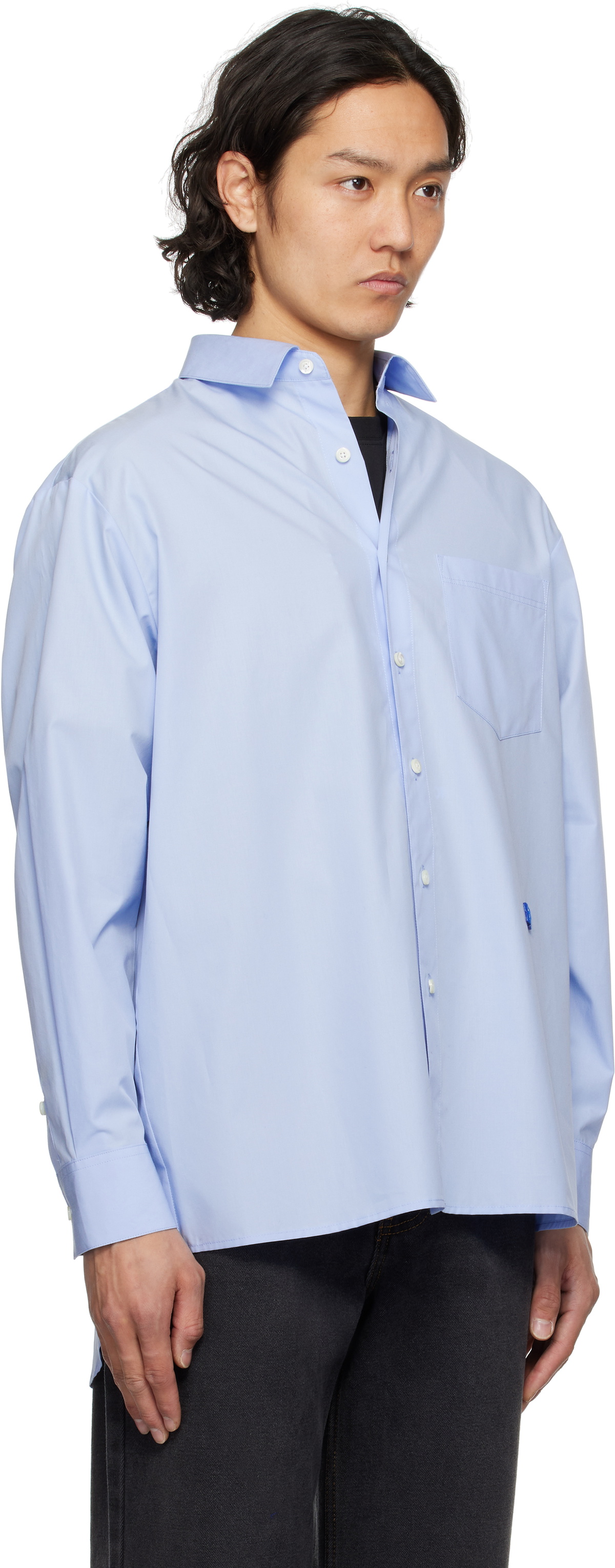 ADER error Blue Sig; TRS Tag 01 Shirt ADER error