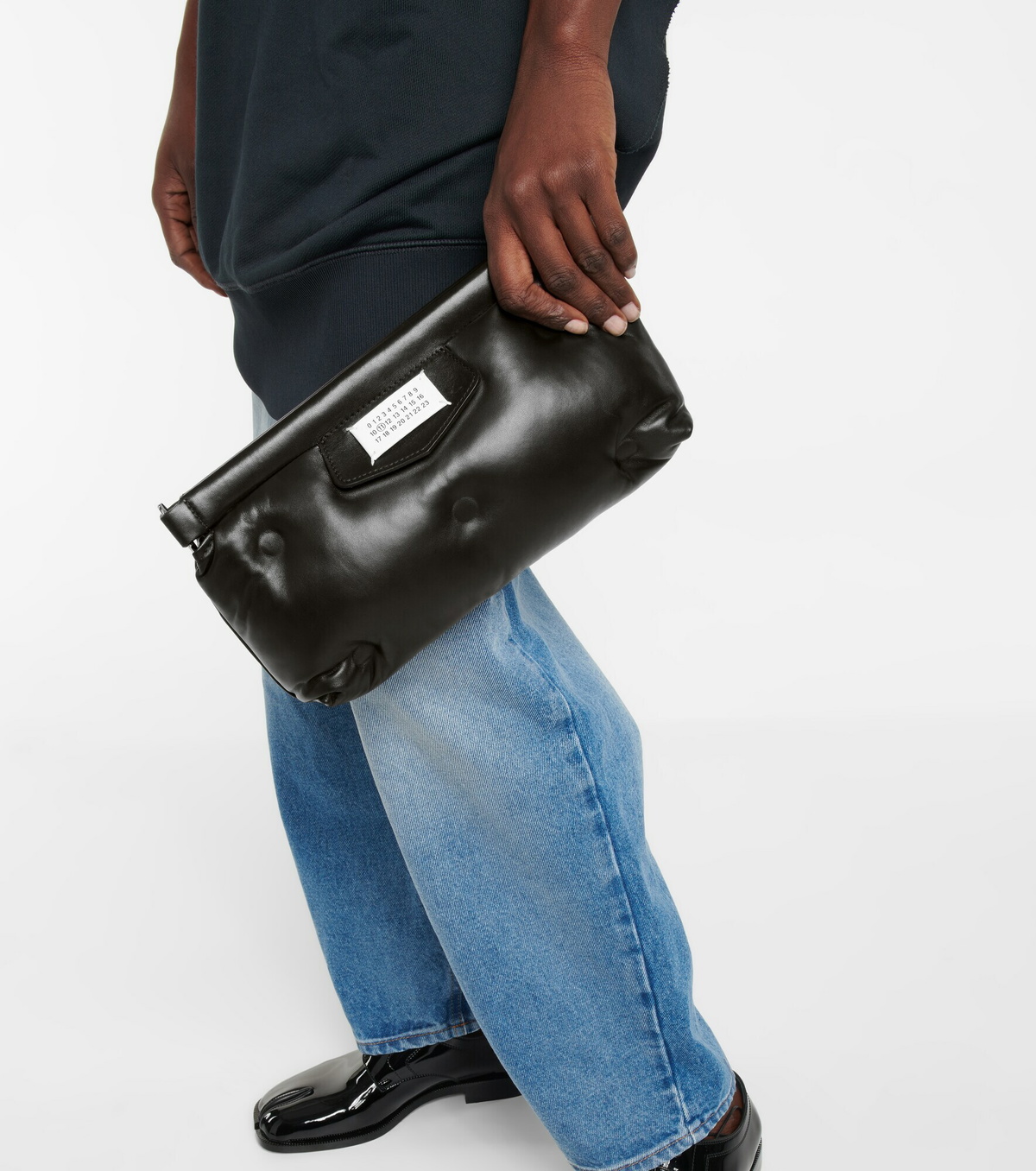 Maison Margiela - Red Carpet Glam Slam leather clutch Maison Margiela