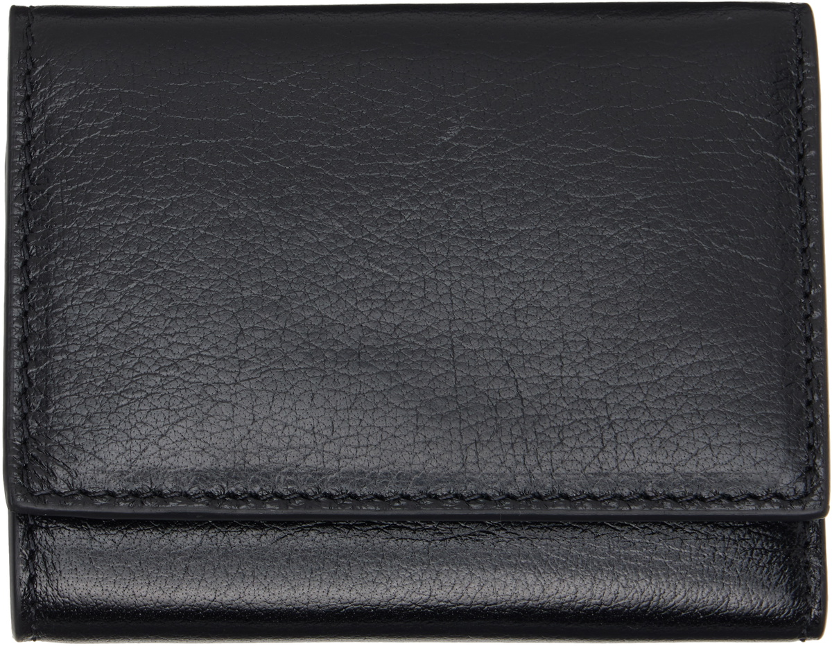 Chloé Black Mini Paddington Tri-Fold Wallet Chloe