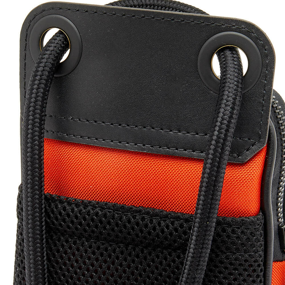 Moncler Men's Neck Phone Case in Orange Moncler