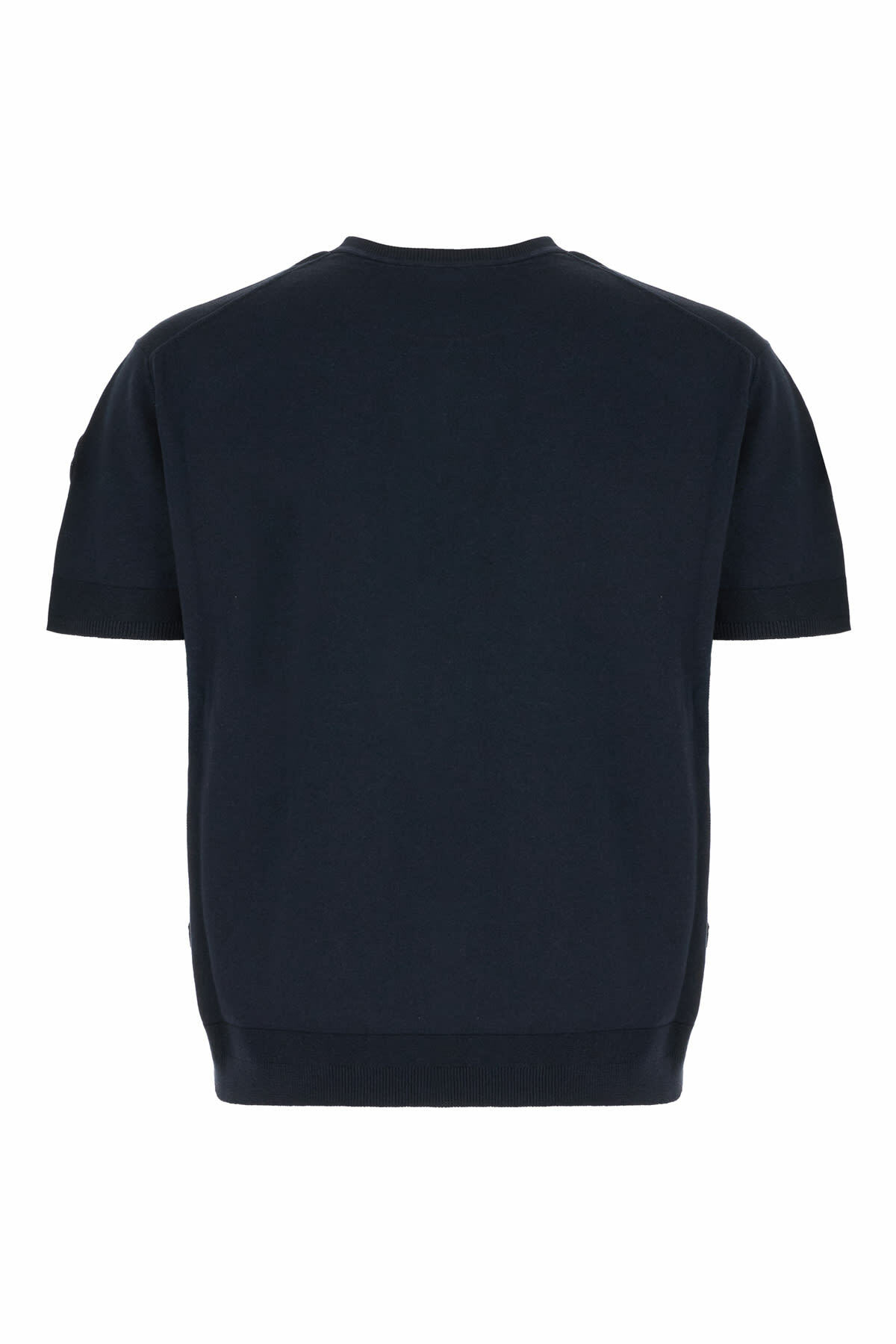 Moncler Midnight Blue Silk Blend Sweater Moncler