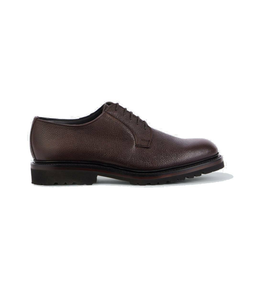 George Cleverley Archie leather Derby shoes George Cleverley