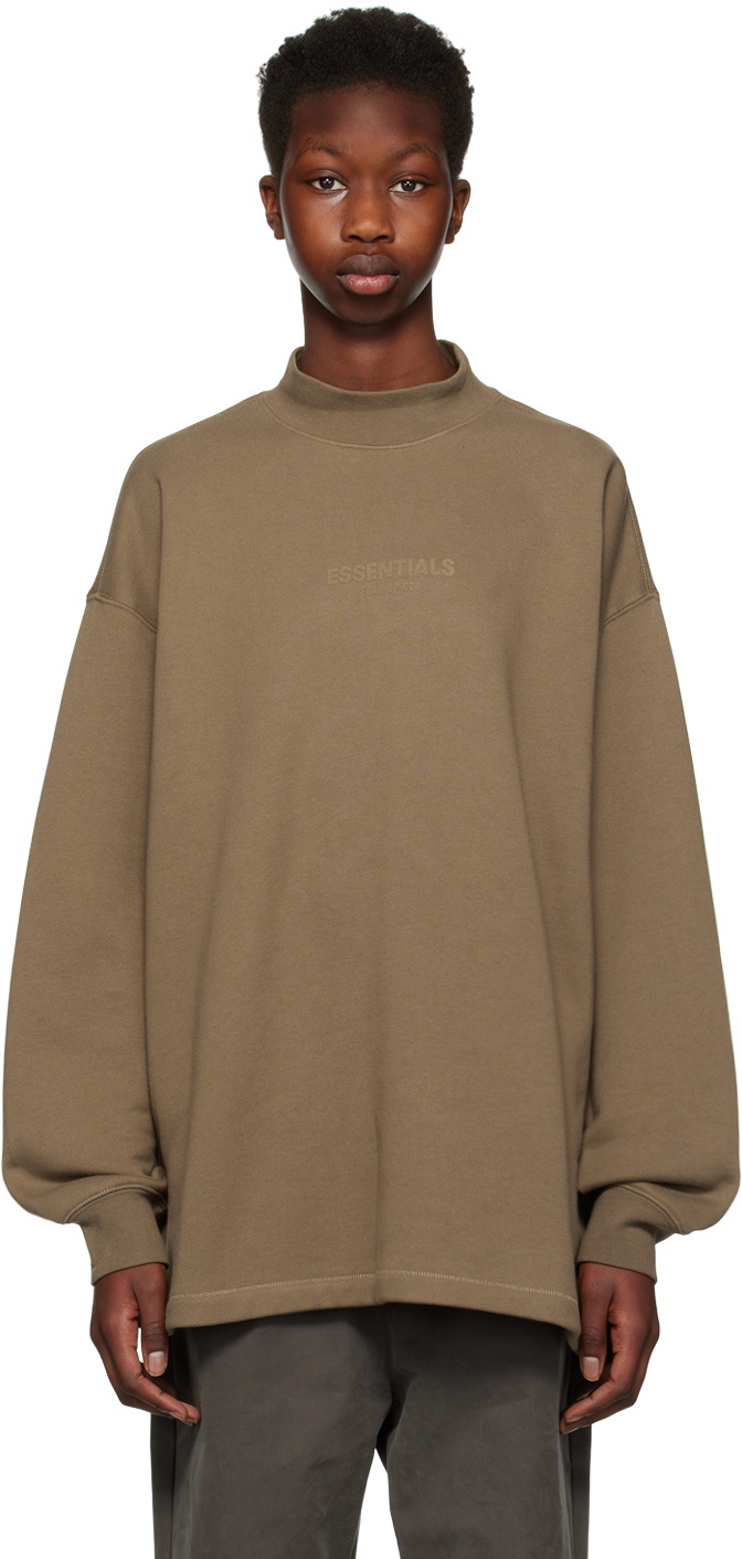 Essentials Brown Relaxed Sweatshirt Essentials