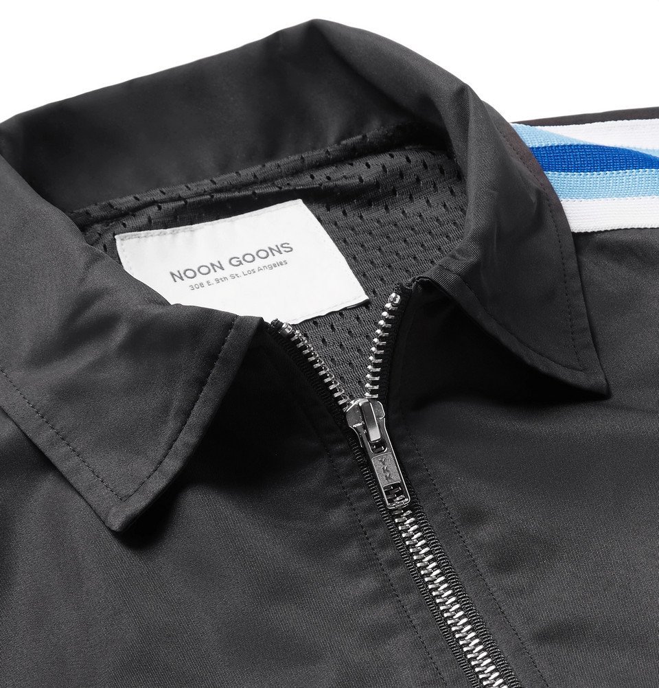 Noon Goons - Rave Waterproof Webbing-Trimmed Shell Jacket - Men - Black ...