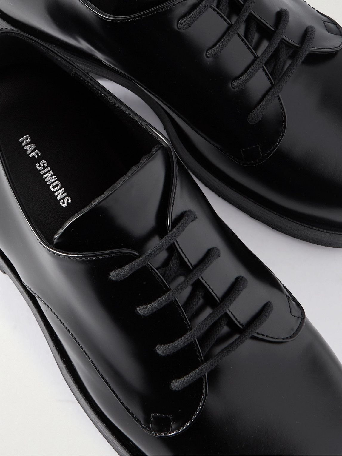 Raf Simons - Leather Derby Shoes - Black Raf Simons