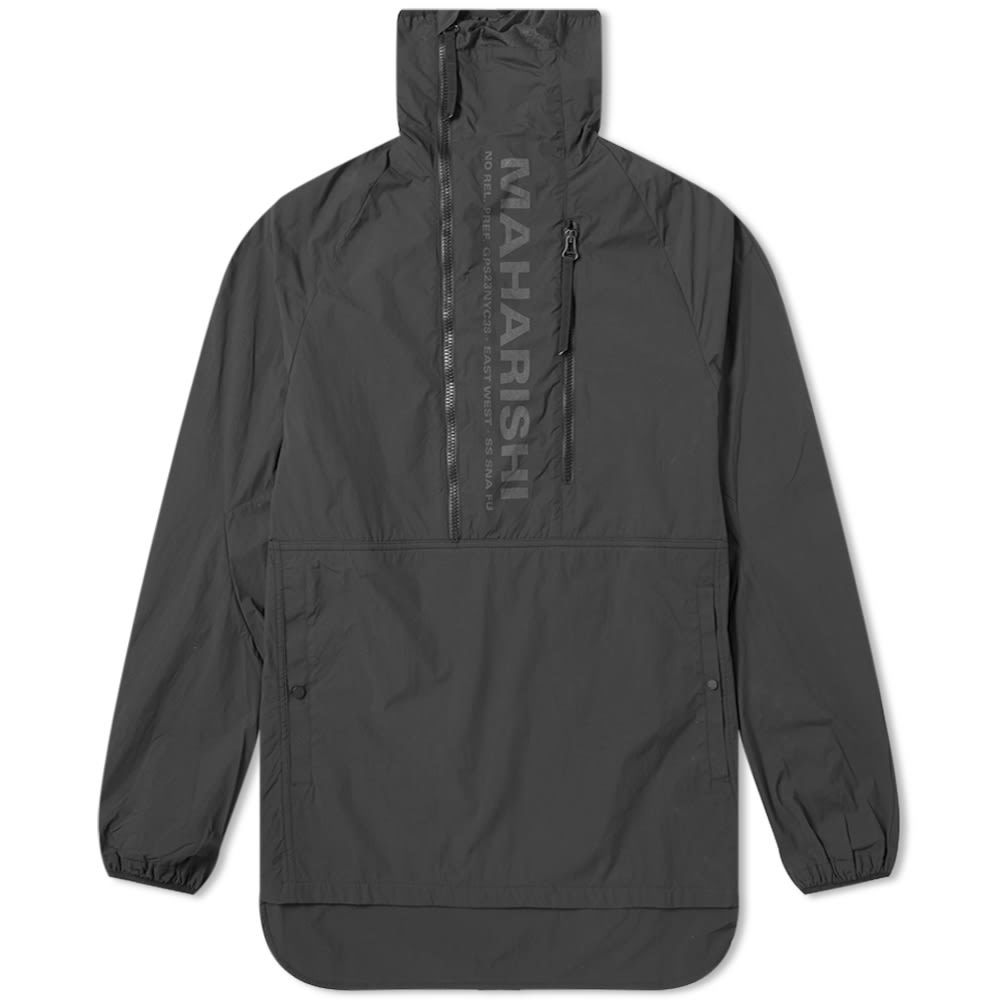 Maharishi Onibegie Mandela Popover Jacket Black Maharishi