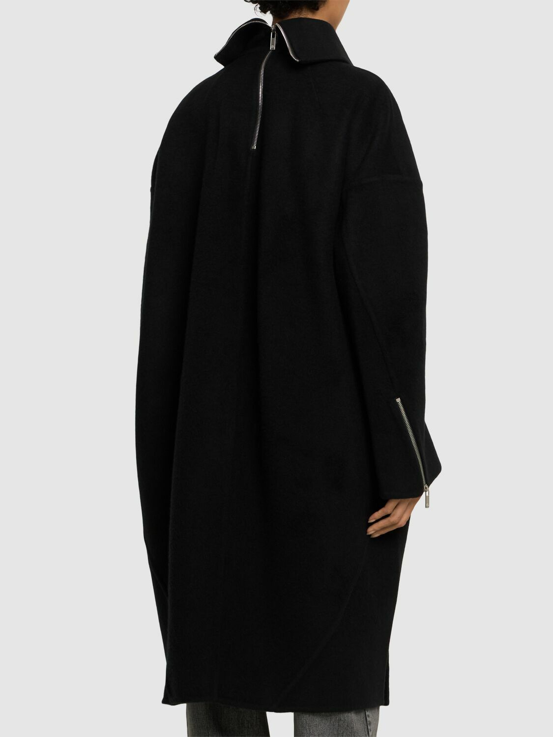 HELMUT LANG Wool Long Coat Helmut Lang