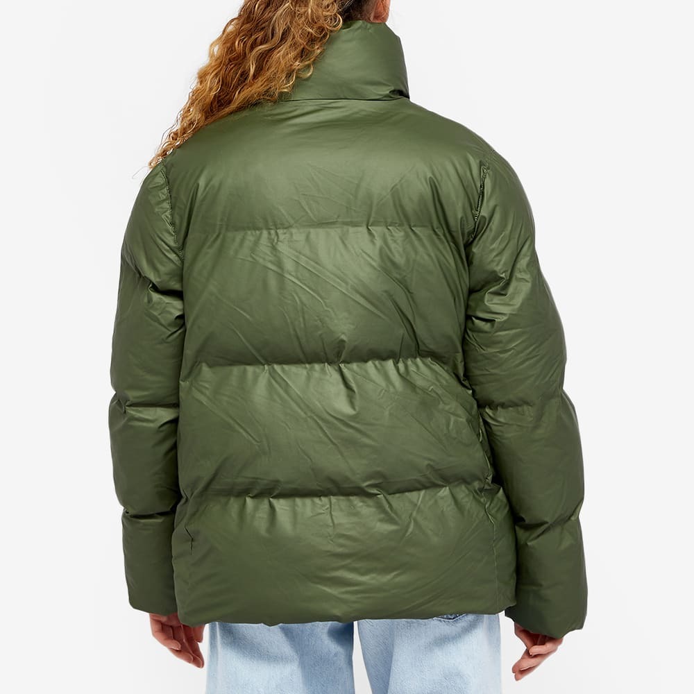 Rains Women's Boxy Puffer Jacket in Evergreen Rains