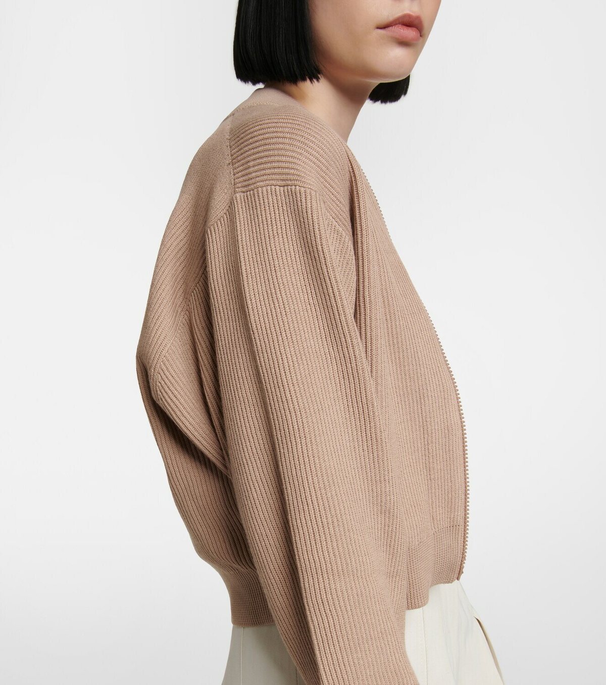 Brunello Cucinelli Cotton zip-up sweater Brunello Cucinelli
