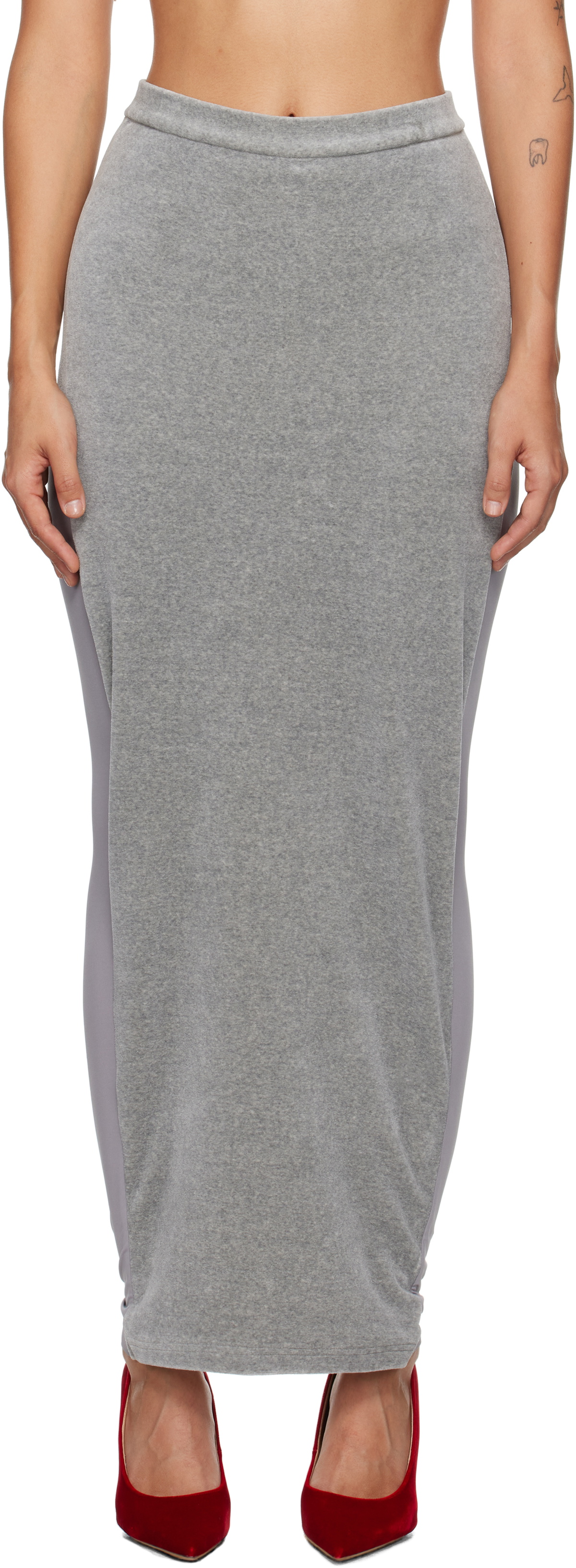 Pushbutton Gray Hybrid Skort Pushbutton