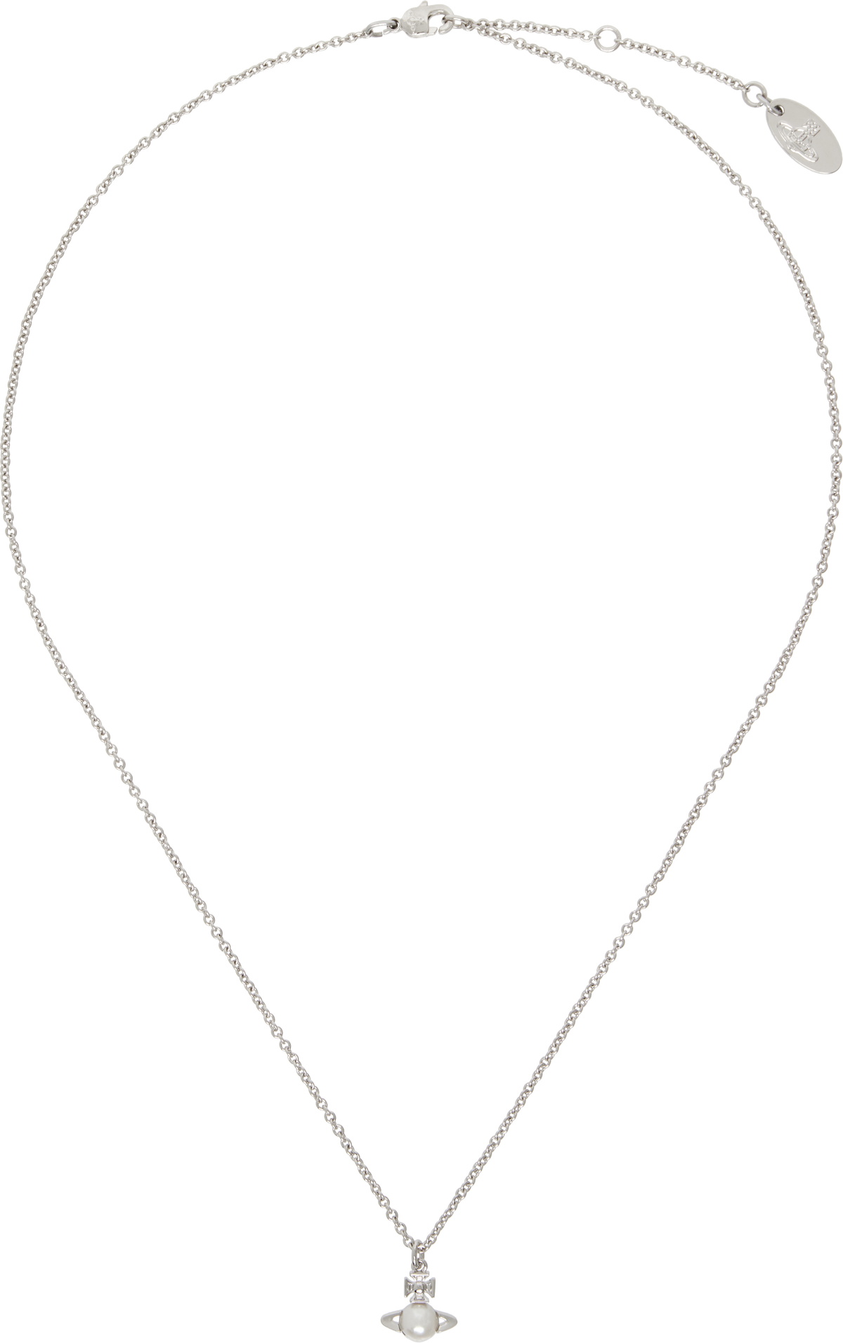 Vivienne Westwood Silver Balbina Pendant Necklace Vivienne Westwood