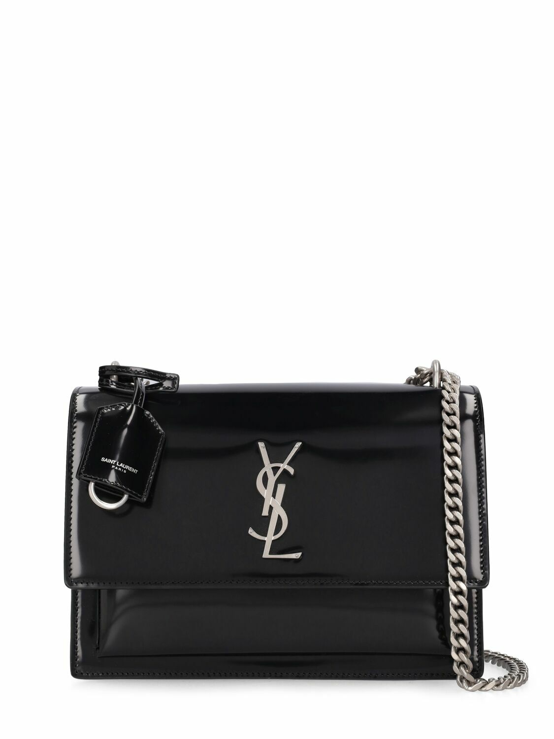 SAINT LAURENT - Medium Sunset Brushed Leather Bag Saint Laurent