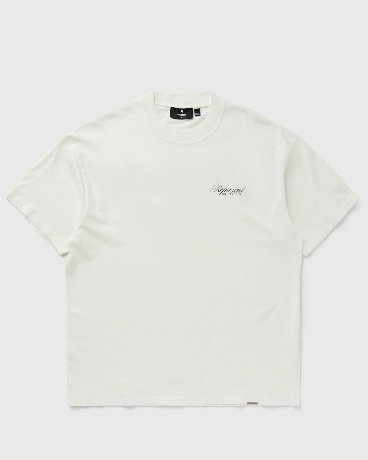 Represent REPRESENT OWNERS CLUB SCRIPT T-SHIRT White Mens Shortsleefe ...
