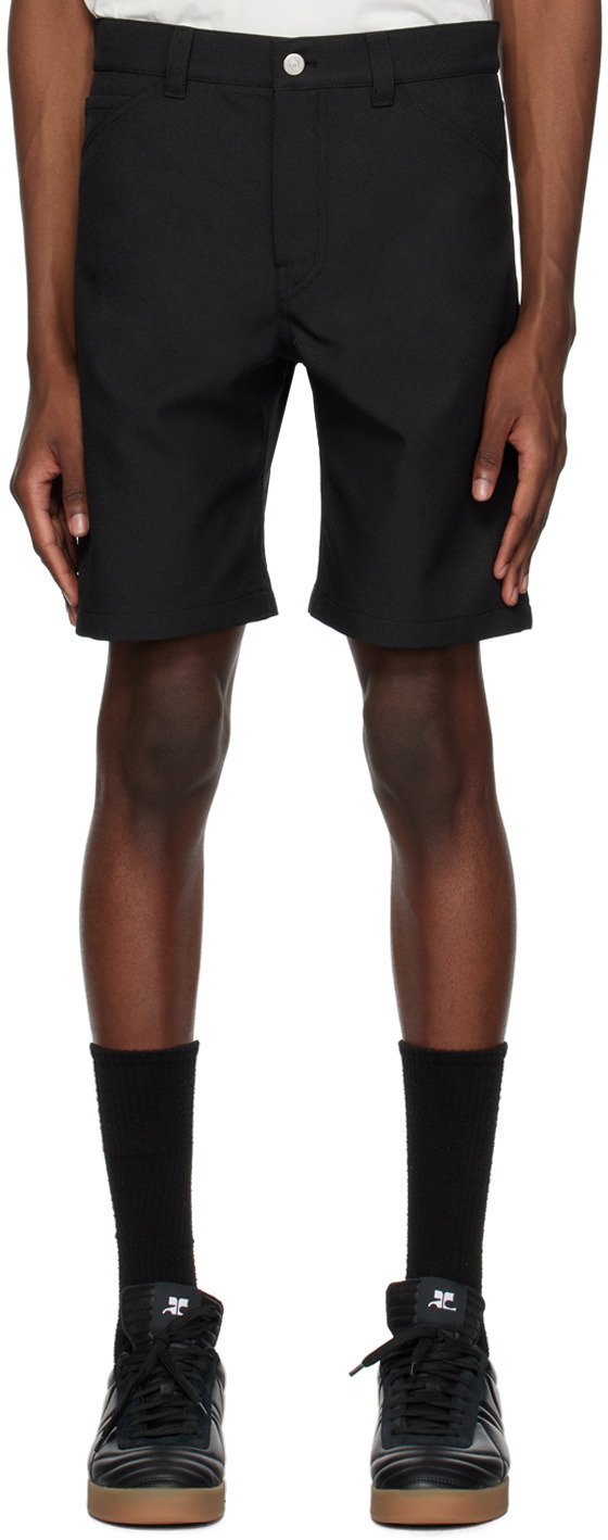 Courrèges Black Hammer Shorts Courreges