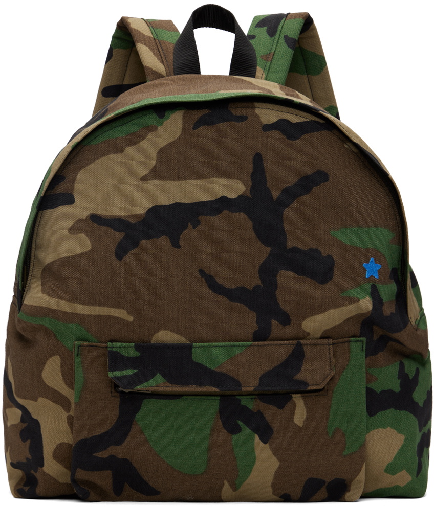 GREG ROSS Green & Brown GR Backpack Greg Ross