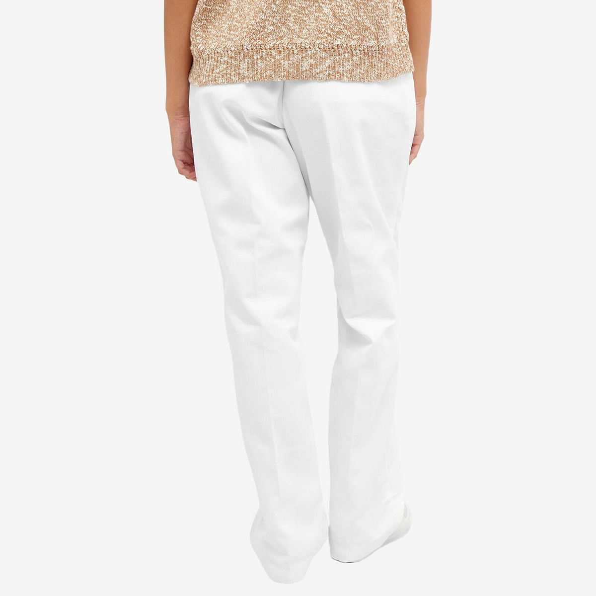 Dickies Women's 874 Classic Straight Pants in White Dickies Construct