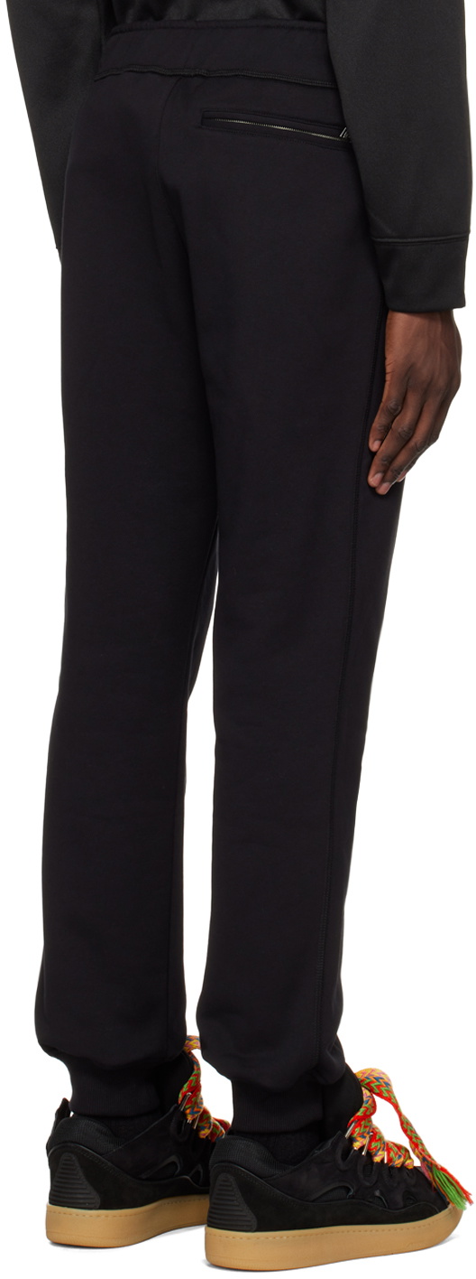 Lanvin Black Curb Lace Sweatpants Lanvin