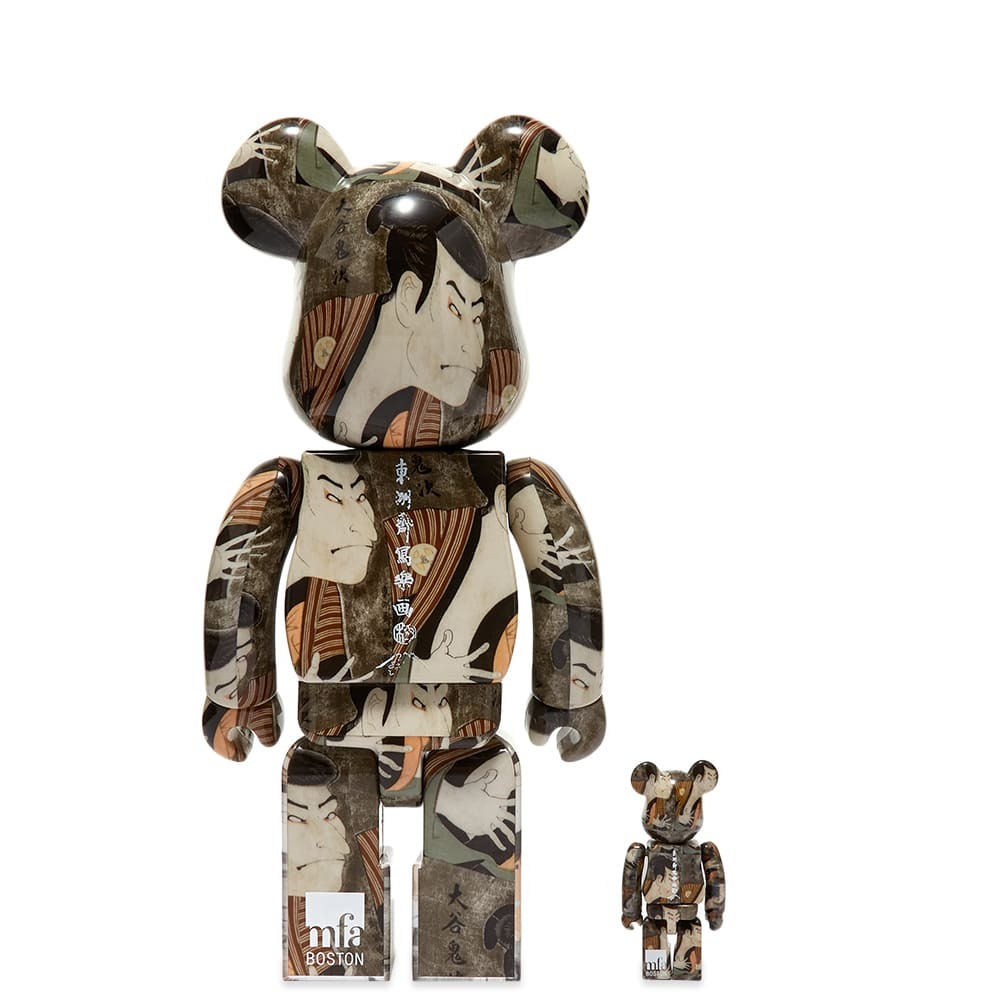 Medicom Toshusai Sharaku Be@rbrick in Multi 100%/400% Medicom