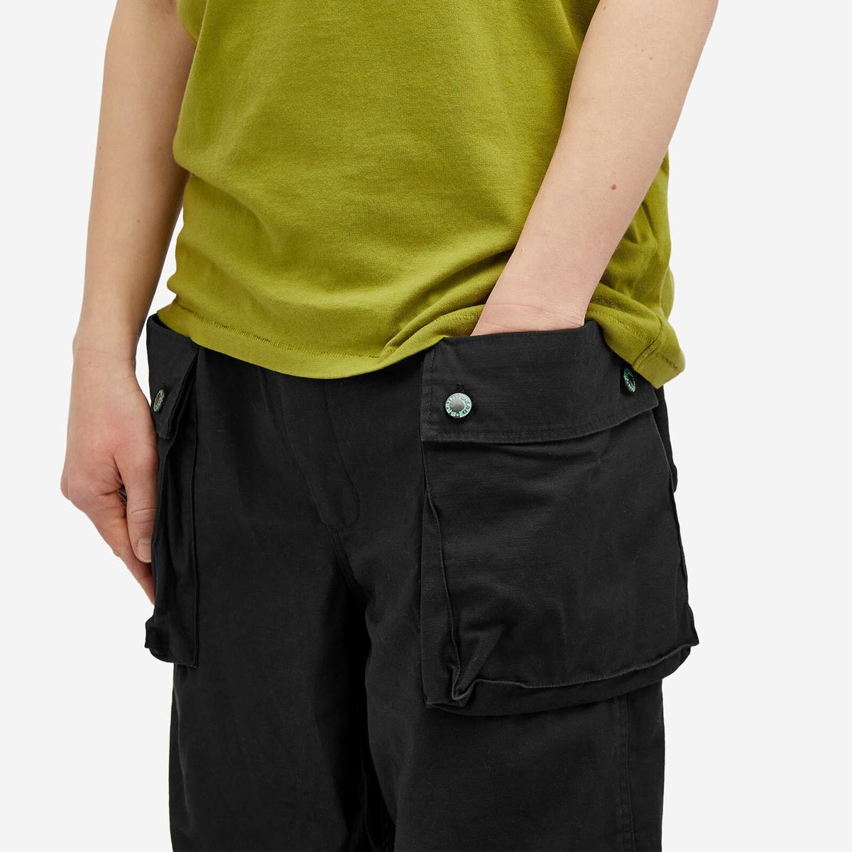 Brain Dead Men's Military Cloth P44 Jungle Pants in Black Brain Dead