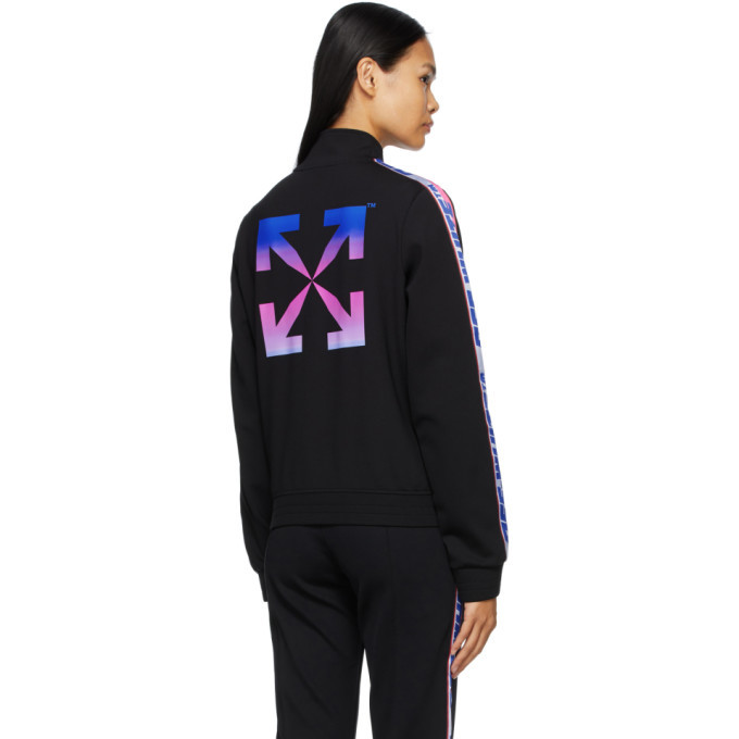 Off-White Black Athleisure Track Jacket Off-White