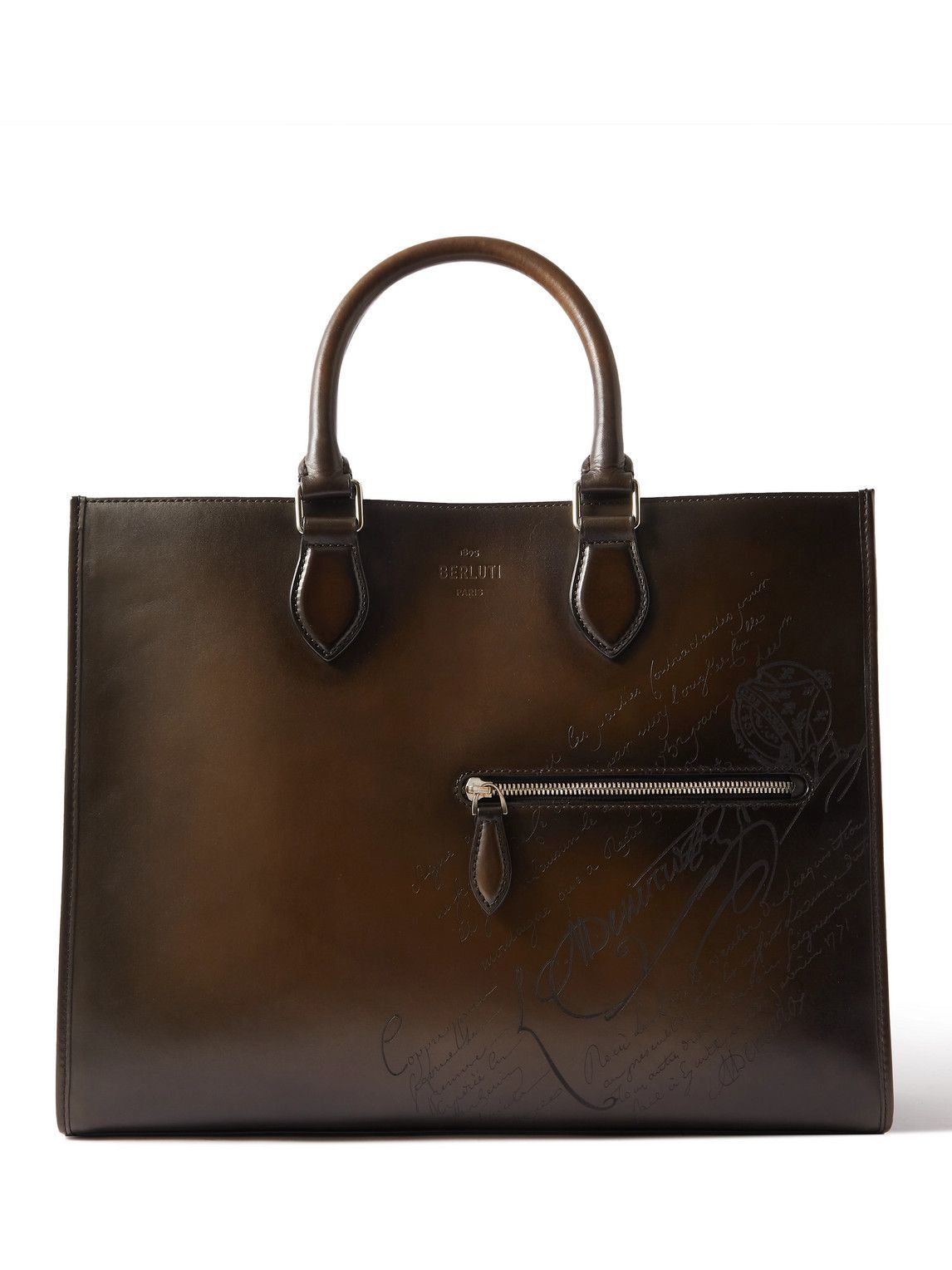 Berluti - Scritto Leather Tote Berluti