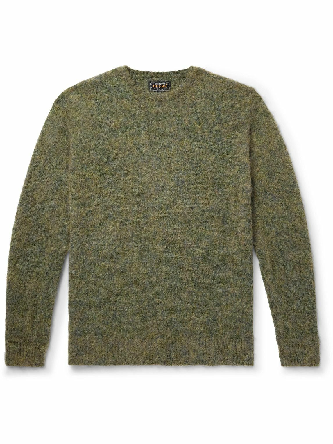 Beams Plus - Mohair-Blend Sweater - Green Beams Plus