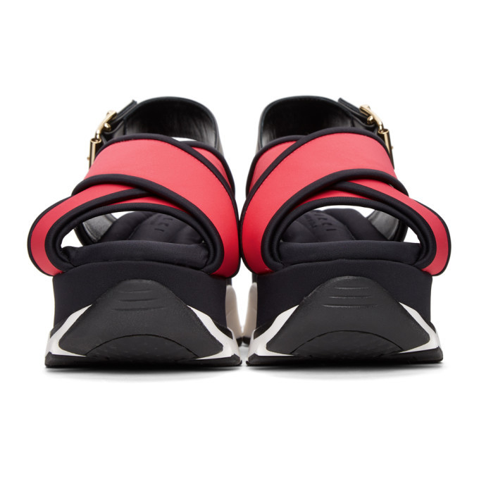Marni Pink Wedge Sandals Marni