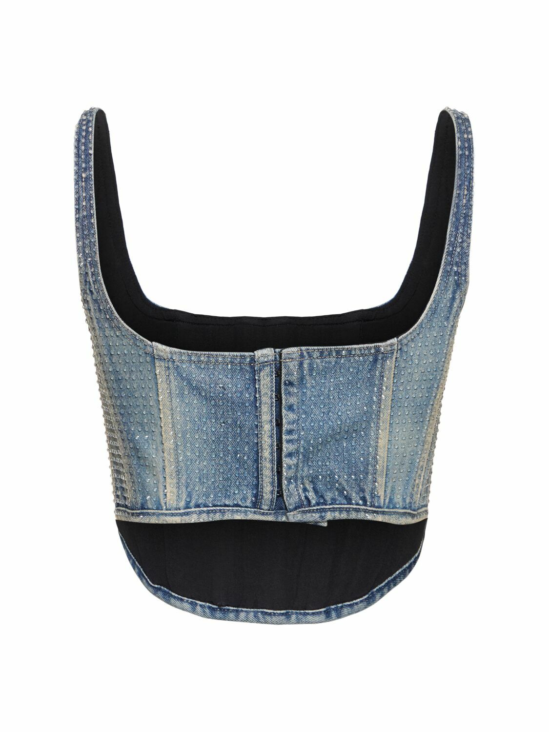 MARC JACOBS Crystal Denim Corset Marc Jacobs