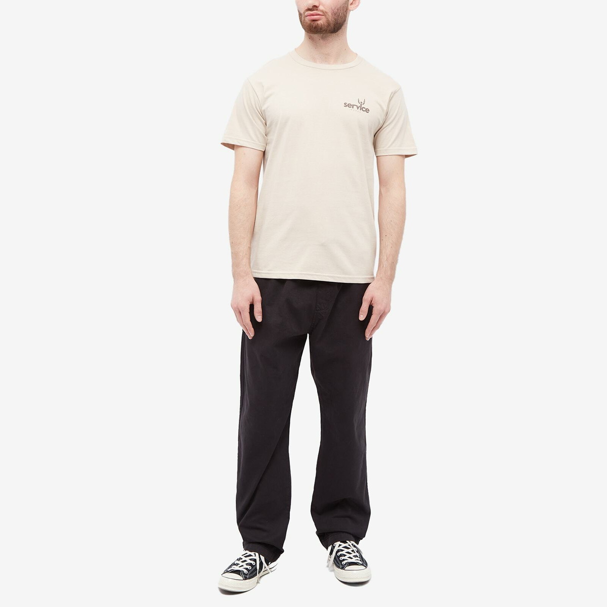 Service Works Men's Sommelier T-Shirt in Sand Service Works