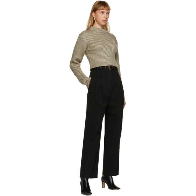 DRAE Black Belted Trousers DRAE