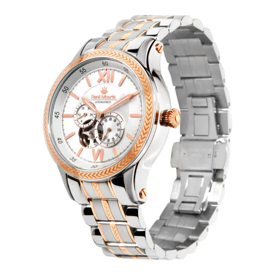 Rene Mouris Corona White Dial Mens Watch 70106RM3 Rene Mouris