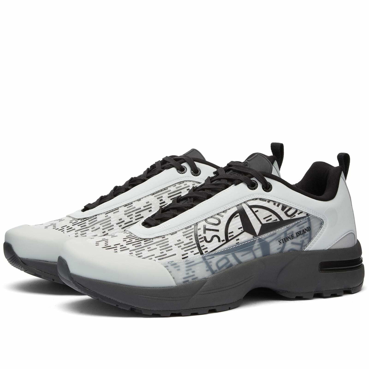 Stone Island Men's Grime Sneakers in Sky Blue Stone Island