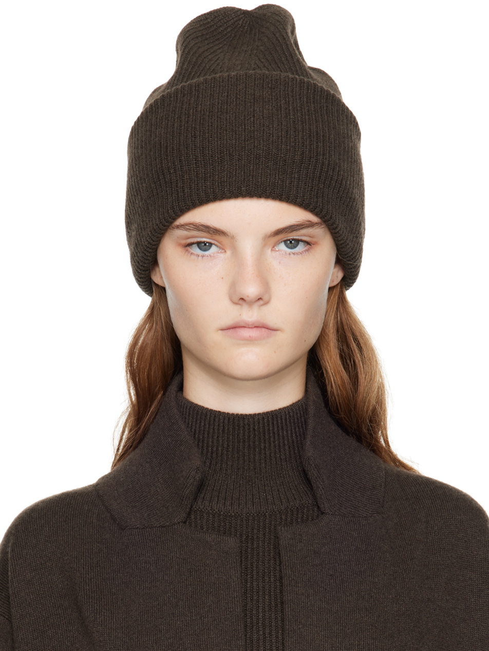 LISA YANG Brown Stockholm Beanie Lisa Yang