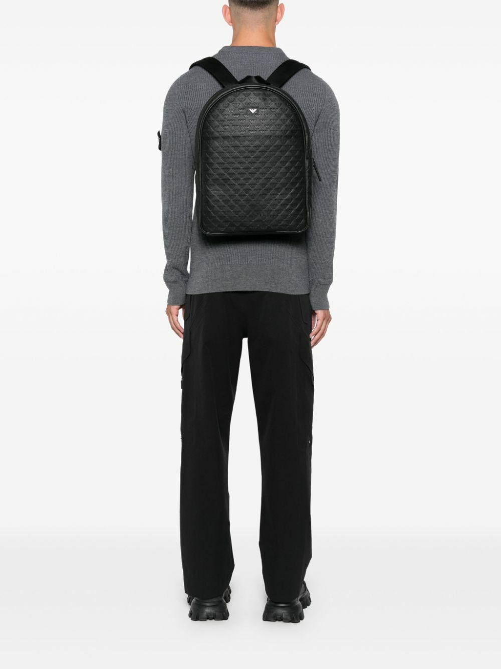 EMPORIO ARMANI - Leather Backpack Emporio Armani