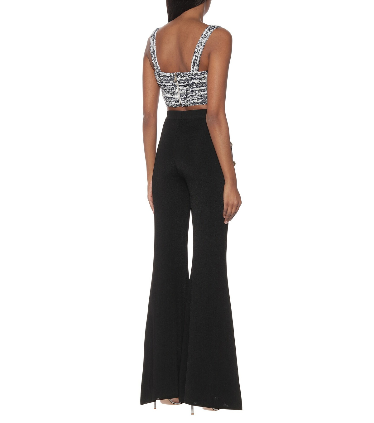 Balmain - Tweed crop top Balmain