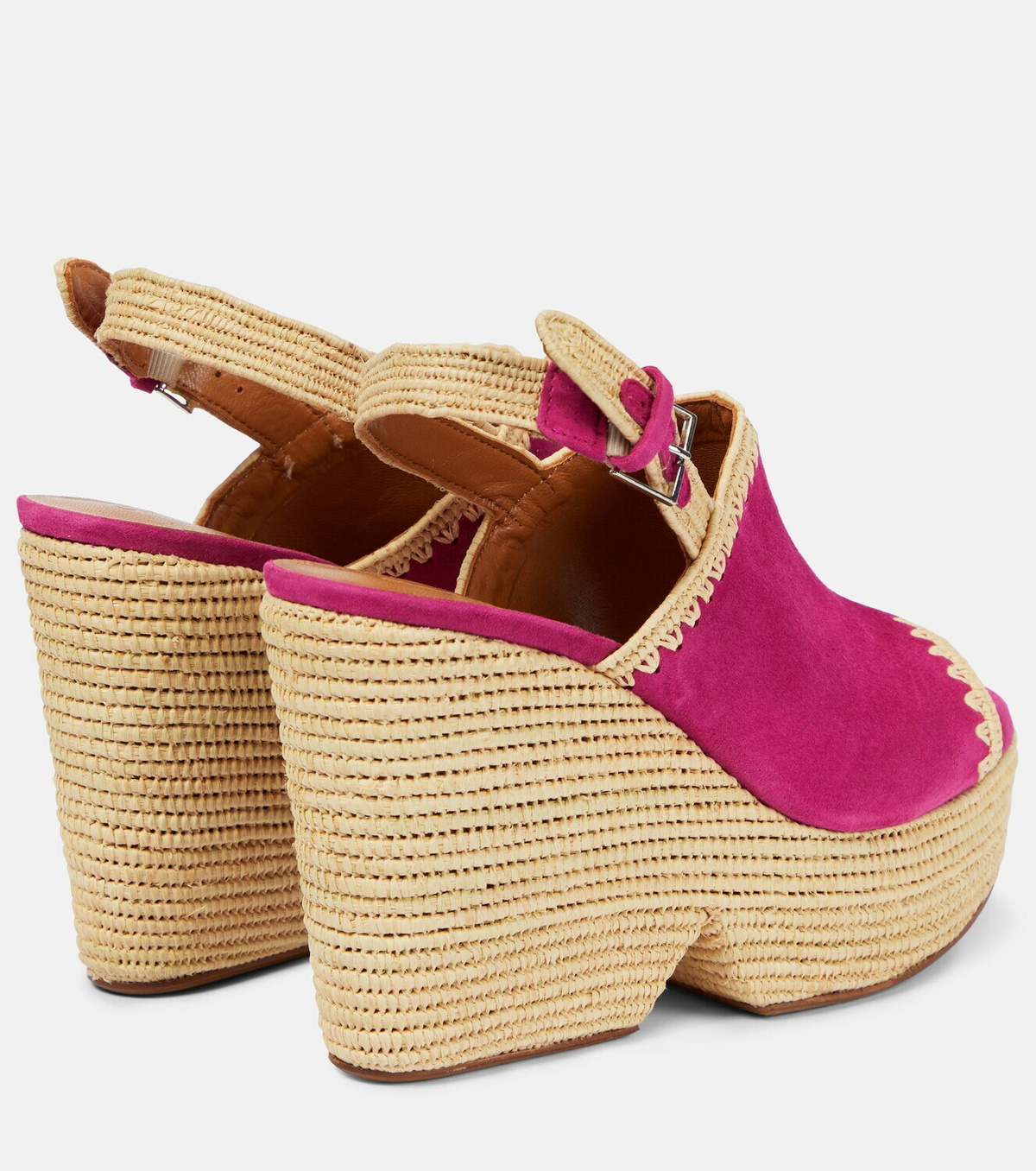 Clergerie - Damya suede wedge sandals Clergerie Clergerie - Damya suede wedge sandals Clergerie