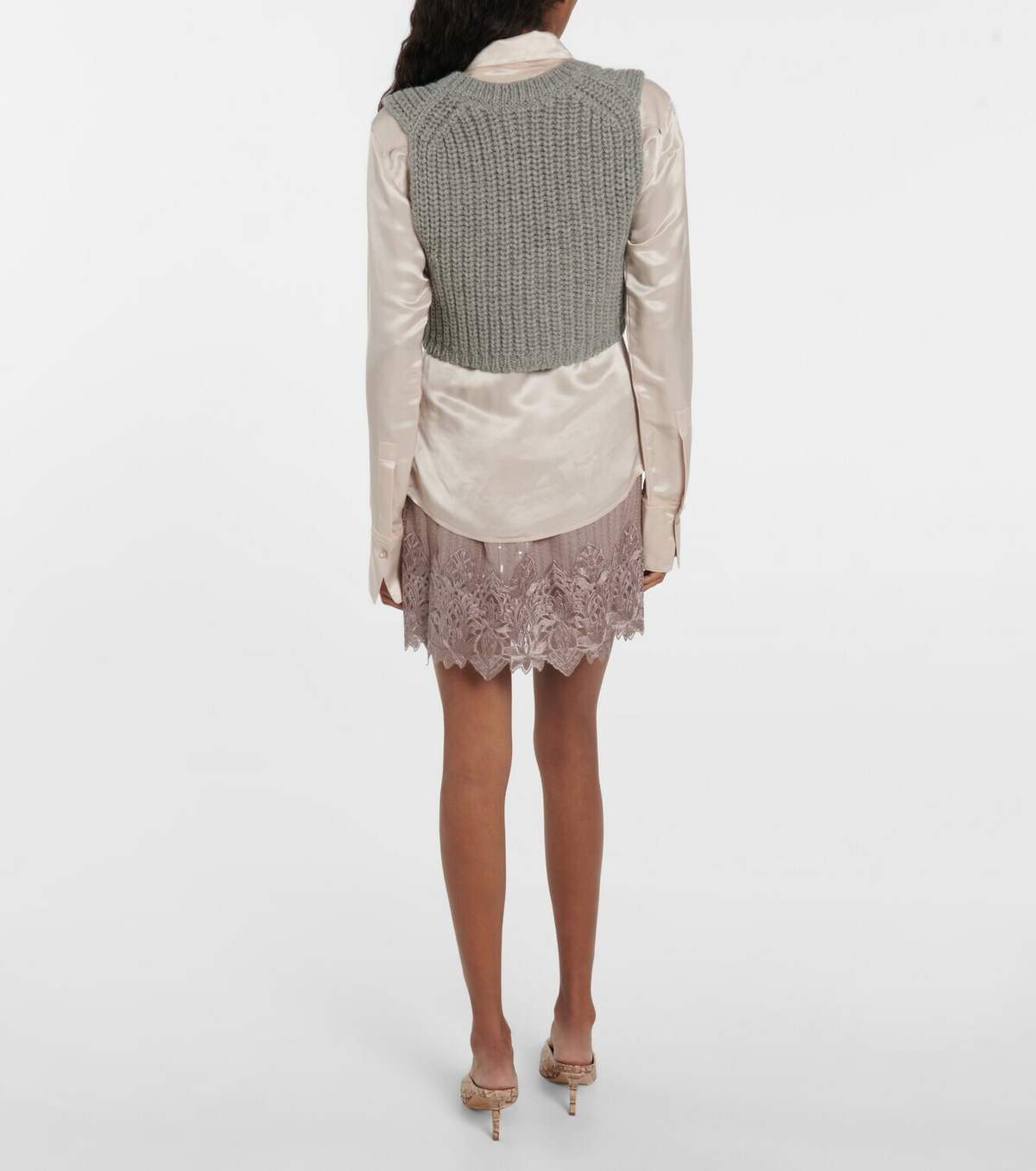 Acne Studios - U-neck alpaca and wool vest Acne Studios