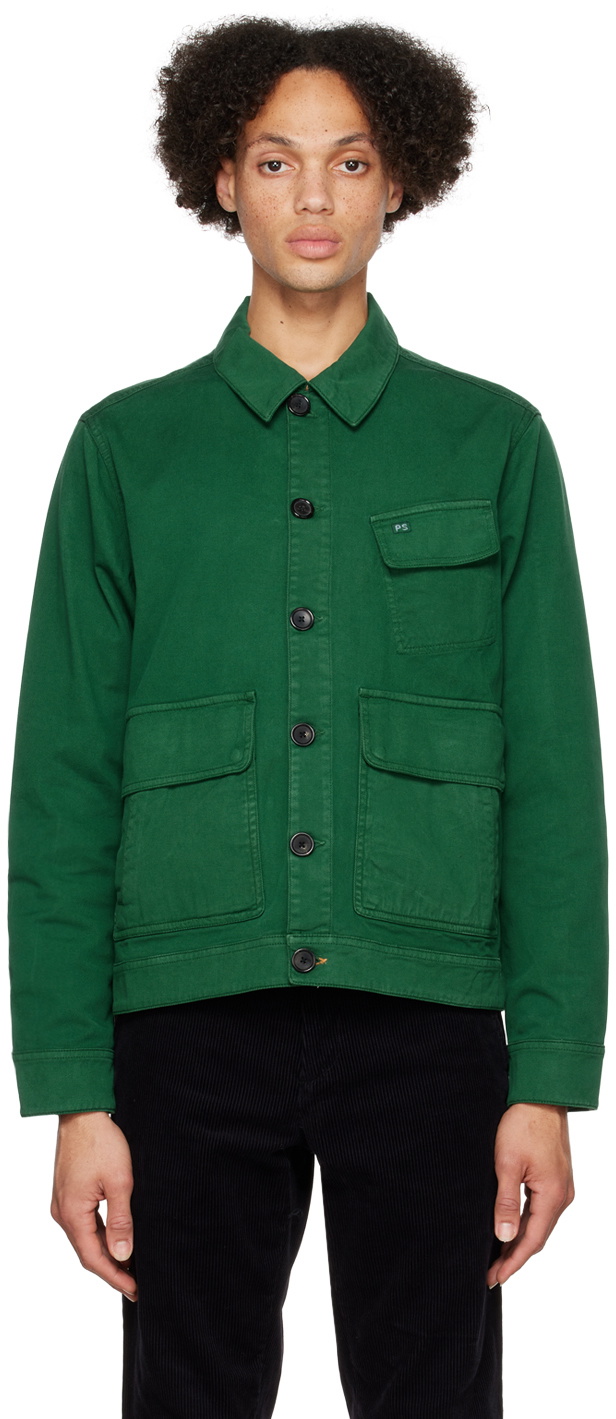 PS by Paul Smith Green Button Jacket PS by Paul Smith