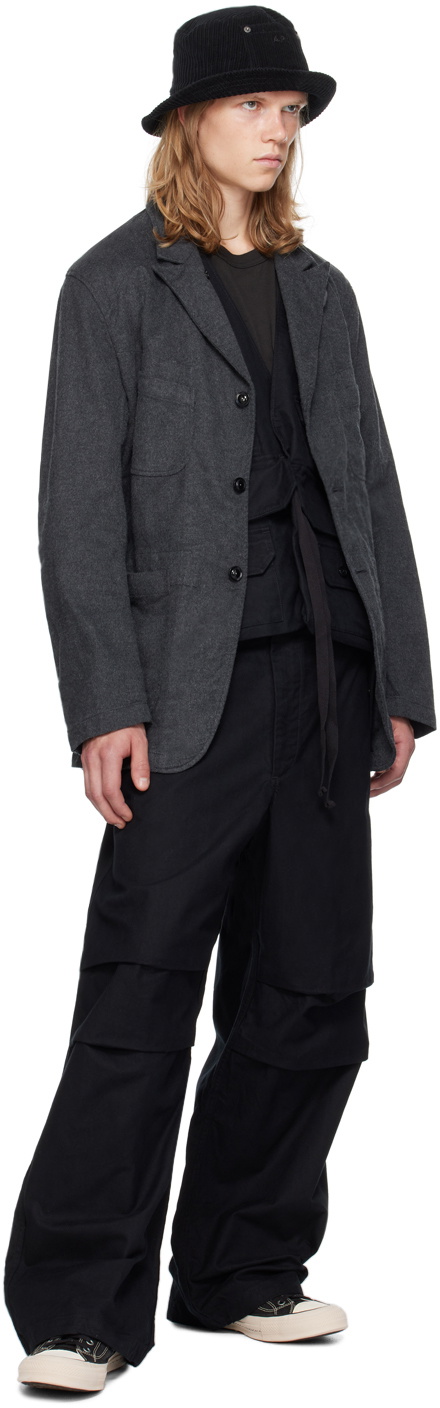 Engineered Garments Gray Bedford Blazer Engineered Garments