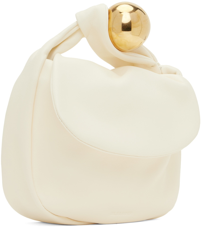 Jil Sander White Small Sphere Pouch Jil Sander