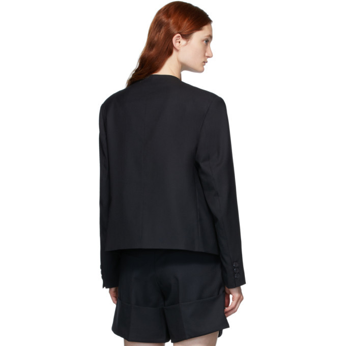 Low Classic Navy Two-Piece V-Neck Blazer Low Classic