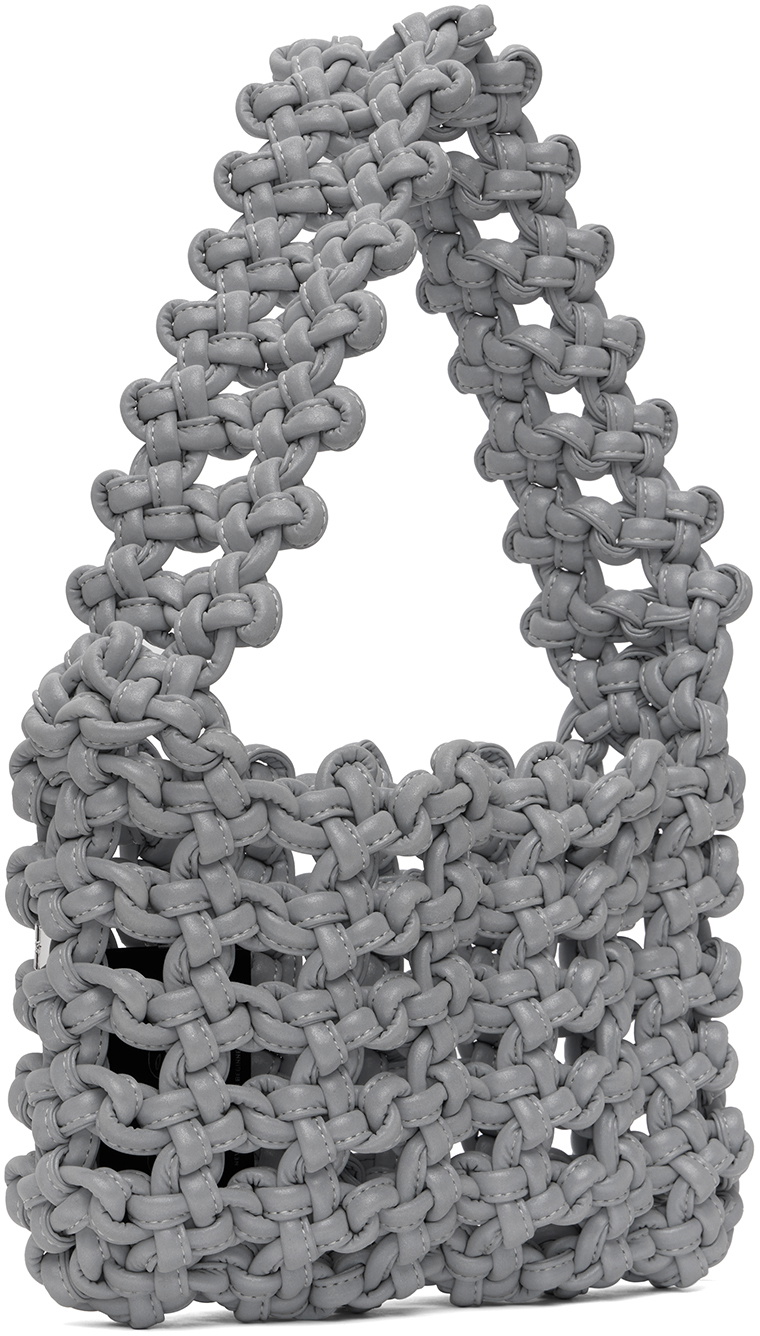 KARA Gray Knot Armpit Bag Kara