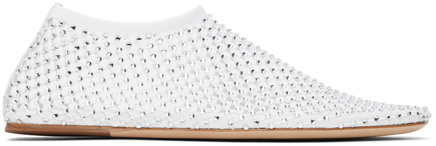 Christopher Esber White Minette Ballerina Flats Christopher Esber