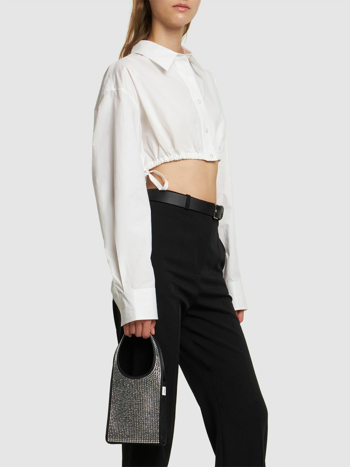 COPERNI - Mini Crystal Embellished Swipe Tote Bag Coperni