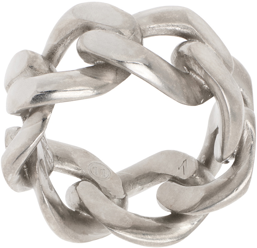 Maison Margiela Silver Chain Ring Maison Margiela