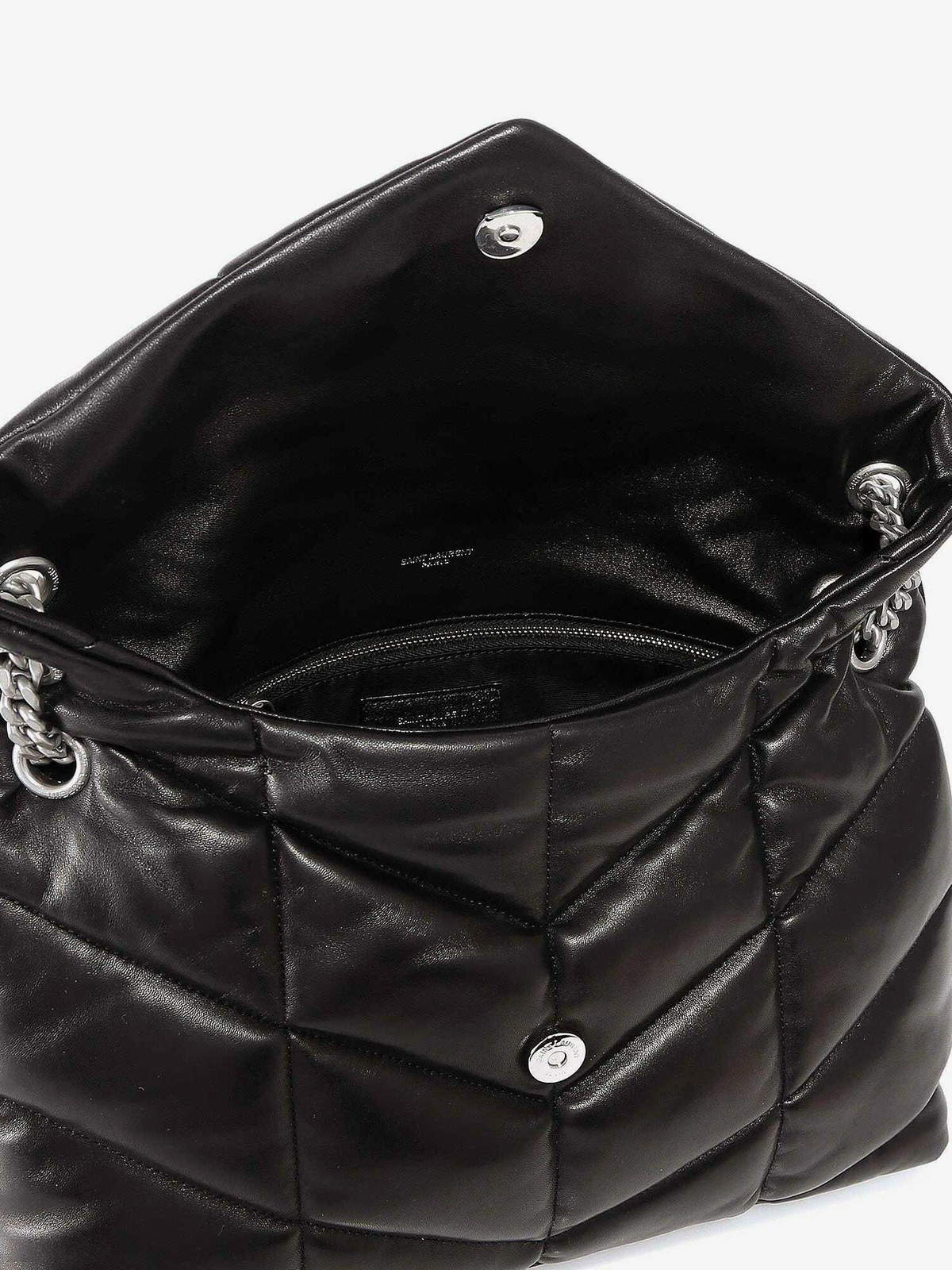 Saint Laurent Loulou Puffer Black Womens Saint Laurent