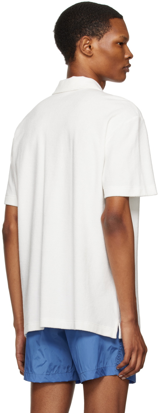 Moncler White Patch Pocket Polo Moncler